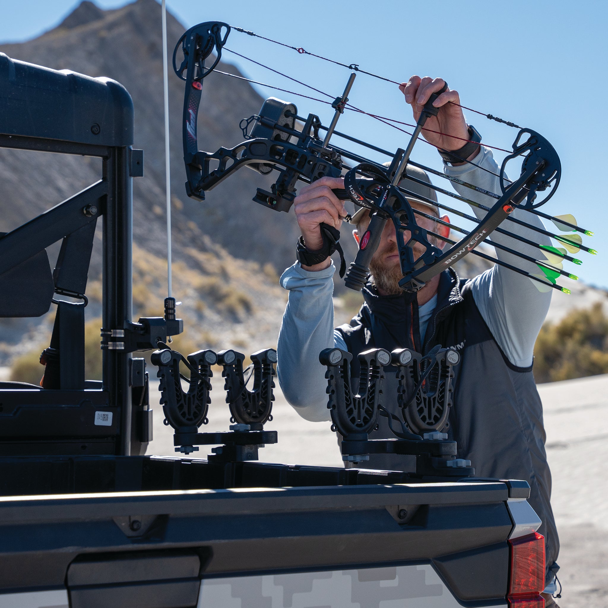 FlexGrip™ Wedgelock™ Pro - Double Gun Rack For Polaris® (#pffg2) – ATV TEK